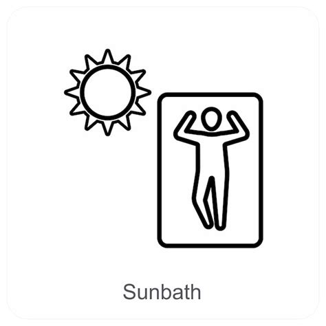 Premium Vector Sunbath