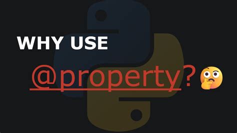 Why You Must Use Property In Python For Clean Oop Code 25 Youtube