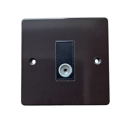 Bakelite Television Isolated Socket Period Features