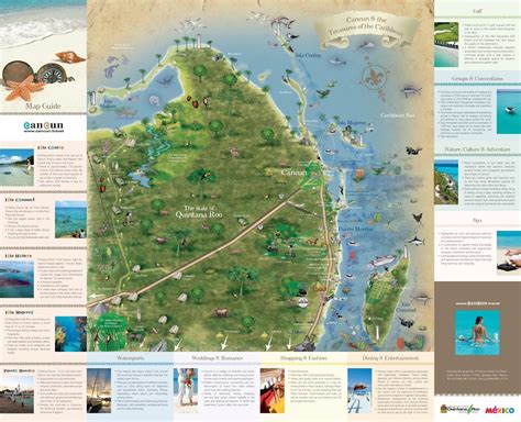 Map Guide Quintana Roo Cancun