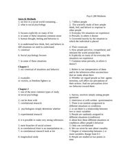 Psych 280 Midterm Review Notes Psych 280 Midterm Intro Methods 1 We Live In A Social World