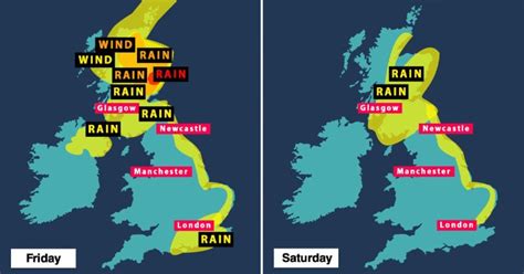 Storm Babet Map Shows Where Red Warning Rain And Winds Will Hit Uk News Metro News