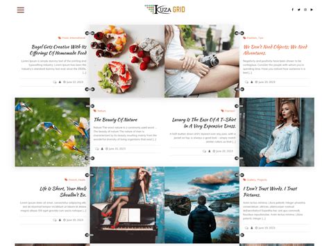 Kuza Grid WordPress Theme WordPress Org