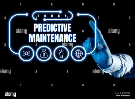 Text Caption Presenting Predictive Maintenance Business Concept Predict When Equipment Failure