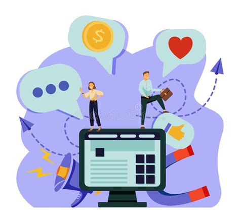 Content Management System Software Engineering Database Programming Stock Illustration