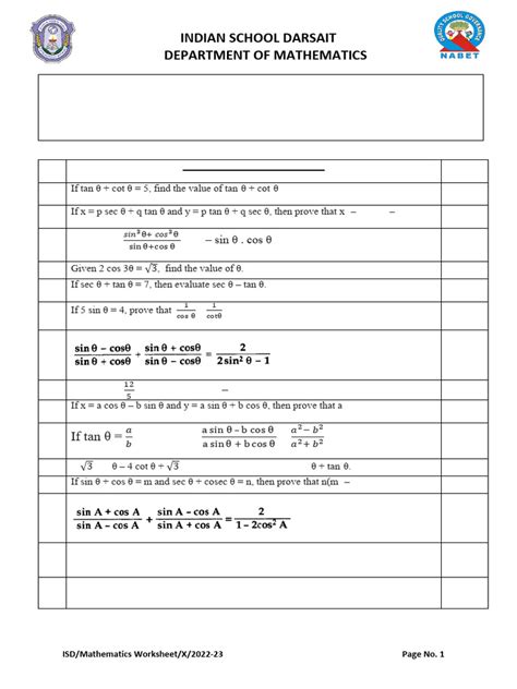Introduction To Trignometry Worksheet Pdf Trigonometry Euclidean