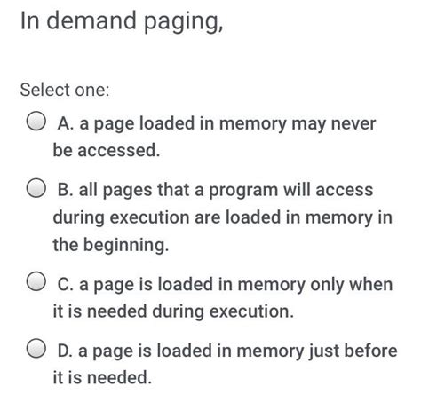 Solved In General Virtual Memory Decreases The Degree Of