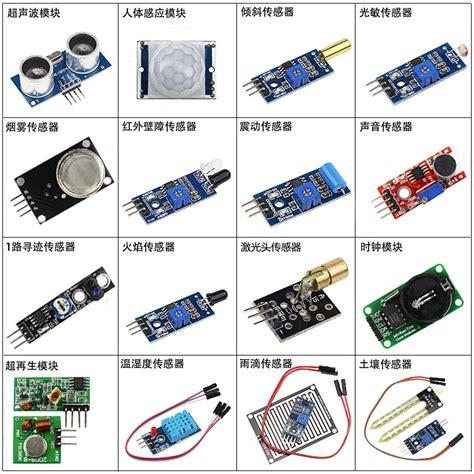 Raspberry Pi Sensor Set 16 Piece Sensor Module Microcontroller Sensor Set Shopee Malaysia