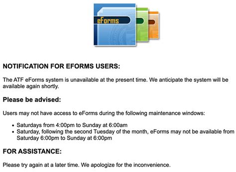 Atf Eforms System Shut Down 1911forum