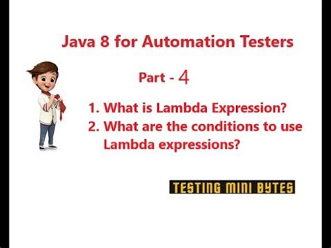 What Is Lambda Expression When Can We Use Lambda Expression Testing Mini Bytes