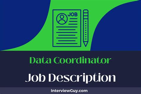 Data Coordinator Job Description Updated For 2025