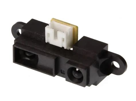 sharp gp2y0a21yk0f ir range sensor 10cm to 80cm robotshop