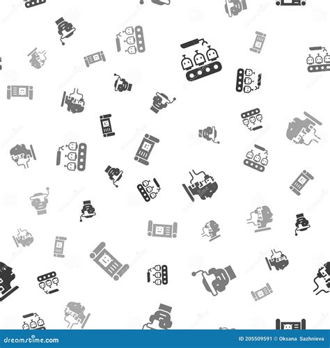 Set Industrial Production Of Robots Smart Glasses Robot For