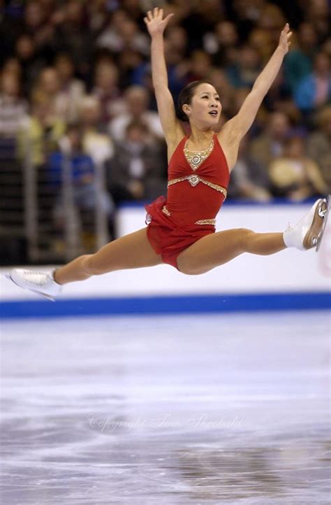 Michelle Kwan Red Figure Skating Ice Skating Dress Inspiration For