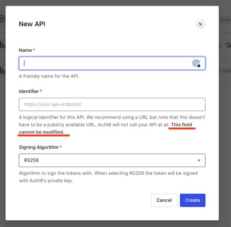 modification of an api identifier or url after creation auth0 community