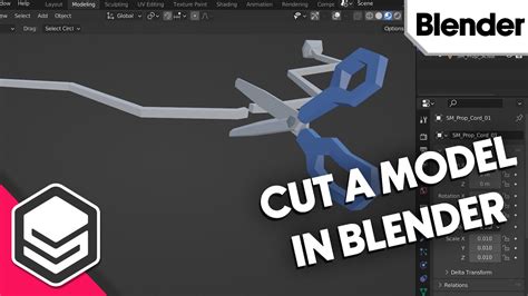Cut A Model In Blender Tutorial By Syntystudios Youtube