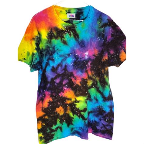 Galaxy Tie Dyed T Shirt Rainbow Galaxy Etsy