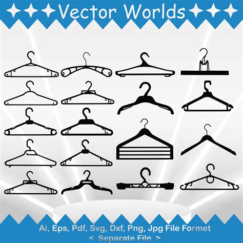 Clothes Hanger Svg Vector Design Masterbundles