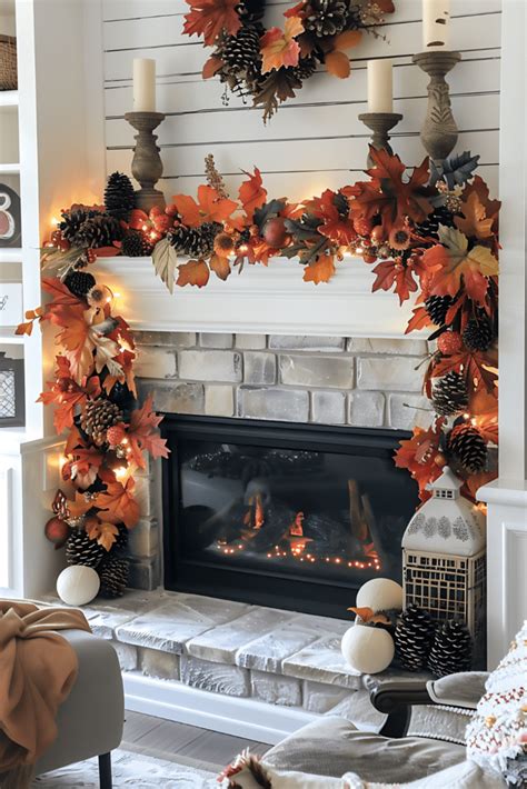 Fall Mantel Decoration Ideas