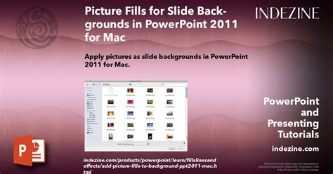 Picture Fills For Slide Backgrounds In Powerpoint 2011 For Mac