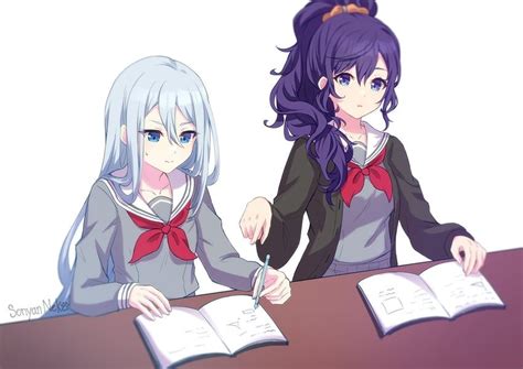 Yoisaki Kanade And Asahina Mafuyu Miku Hatsune Vocaloid Vocaloid