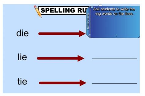 Explore How To Add Ing To Verbs Ending In Ie With This Fun IWB Lesson Babes