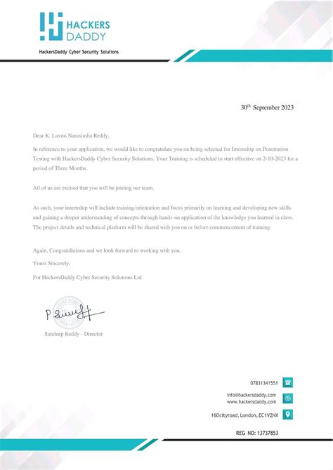 K Laxmi Narasimha Reddy On Linkedin Connections Internship