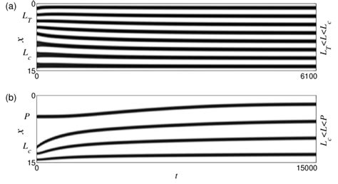 Space Time Plots Showing The Temporal Evolution Of An Initial Condition