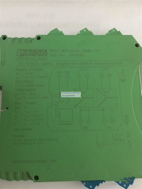Phoenix Mcr Ex Sl 2nam Ro Explosion Proof Signal Barrier