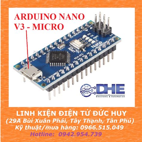 Arduino Nano V3 Micro Usb Hàn Chân Sẵn Linh KiỆn ĐiỆn TỬ ĐỨc Huy 29a BÙi XuÂn PhÁi