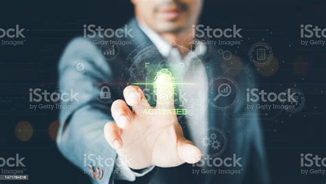 손가락 스캐닝을 통해 빅 데이터 비즈니스의 보안 및 식별 미래 기술의 보안 및 디지털 사이버 범죄에 대한 인터넷 혁신 기술의 사이버네틱스에 액세스 할 수 있습니다 가상현실에