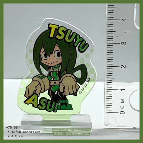 My Hero Academia Tsuyu Asui Acrylic Stand On Carousell