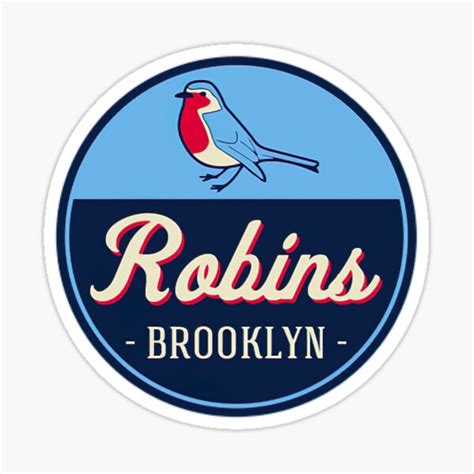 Brooklyn Robins Baseball Sticker For Sale By Jpal74 Redbubble