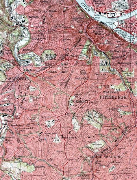 Allegheny County Pennsylvania Maps