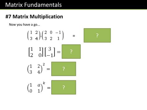 Ppt Fp1 Chapter 4 Matrix Algebra Powerpoint Presentation Free
