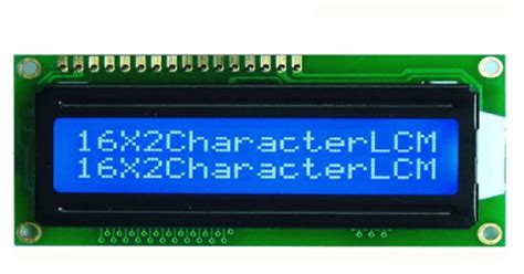 Buy Lcd Display16x2 Character White Text Blue Backlight