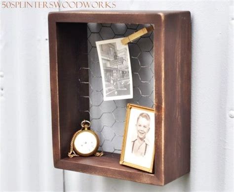 Handmade Rustic Shadow Box By Splinters Woodworks CustomMade Com