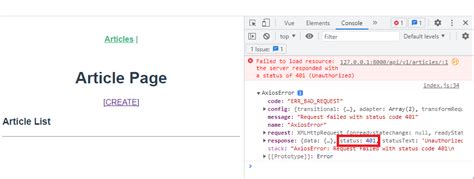 Vue DRF Auth With Vue 2 Front Server