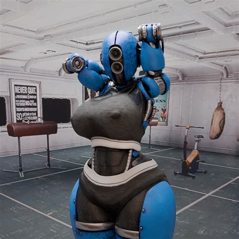 Rule 34 3d Ada Fallout Arms Up Assaultron Blender Blender Software