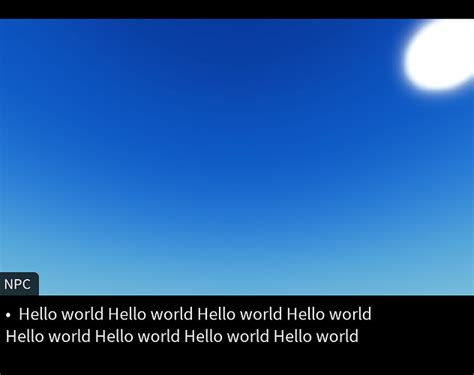 Bullet Symbols In Dialogue System For Rpg Scripting Support