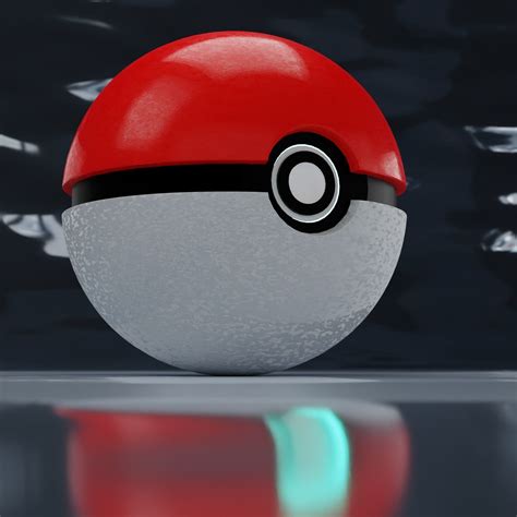 3d Model Poemon Ball Vr Ar Low Poly Cgtrader