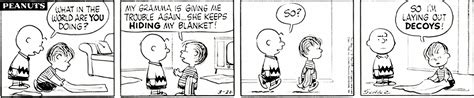10 Hilarious Peanuts Comics About Linus Blanket Hating Grandmother