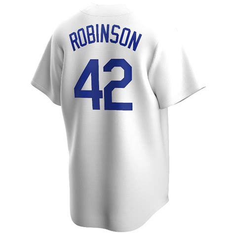 Vintage Jackie Robinson Number 42 Dodgers Coopers Town Collection T
