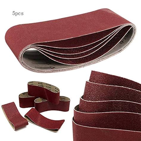Bandes Ponçage 75x533 Lot De 20 Bandes Abrasives 75x533mm Mélange De