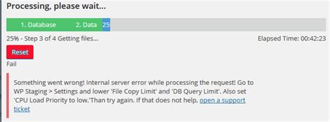 Performance Settings For Slow Fast Servers WP STAGING