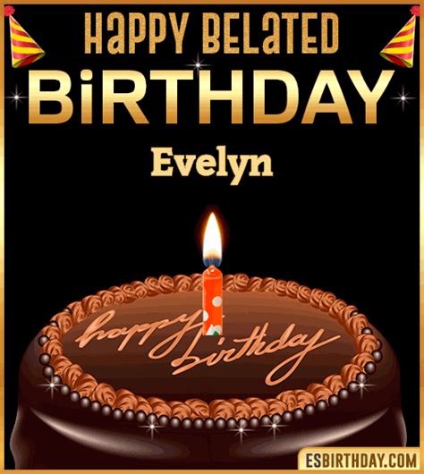 Happy Birthday Evelyn  🎂 Images Animated Wishes【28 S】