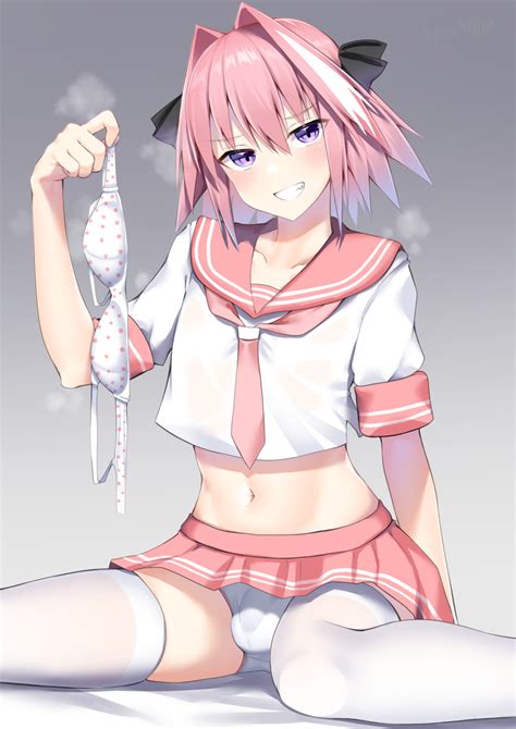 Rule 34 1boy Astolfo Fate Astolfo Sailor Paladin Fate Black Bow