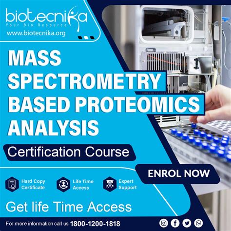 Mass Spectrometry Based Proteomics Analysis Certification Course Lina