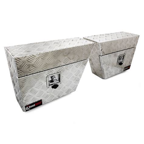 2x 60cm Aluminium Tool Box Landr Weatherproof Under Ute Tray Toolbox