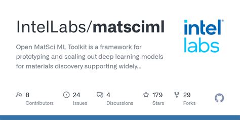 Github Intellabsmatsciml Open Matsci Ml Toolkit Is A Framework For Prototyping And Scaling